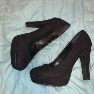 Black Call It Spring Platform Heels on Poshmark